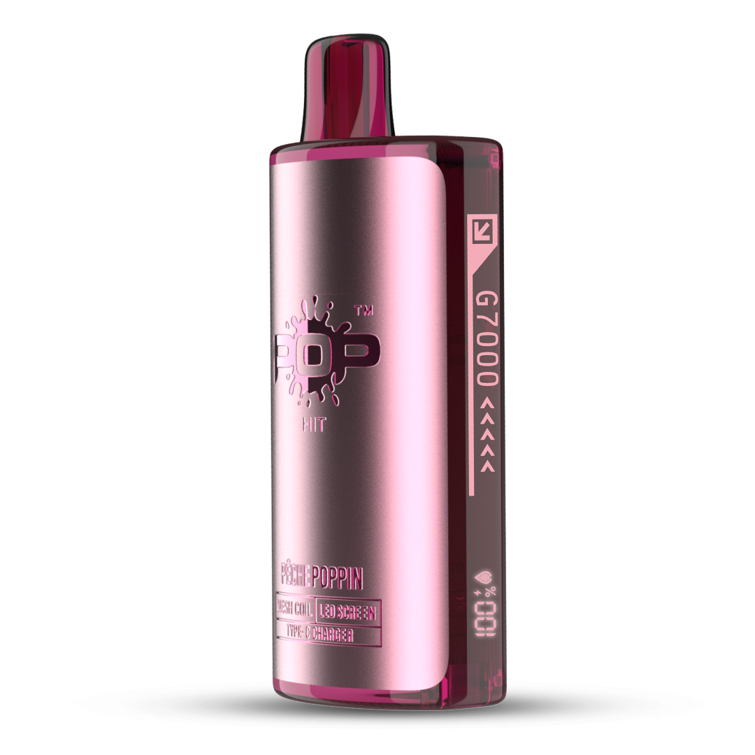 Pop ® Palm Disposable Vape | Poppin Peach | Popvapor Official