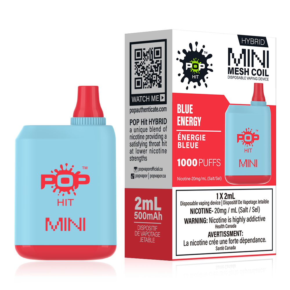Box ® Mini Disposable Vape | Blue Energy | Buy 3 Get 4 Promotion